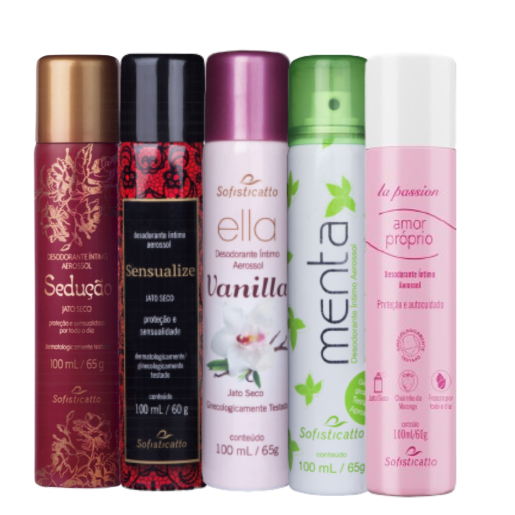 Desodorante Intimo Feminino Jato Seco Sofisticatto 100ml | Shopee Brasil