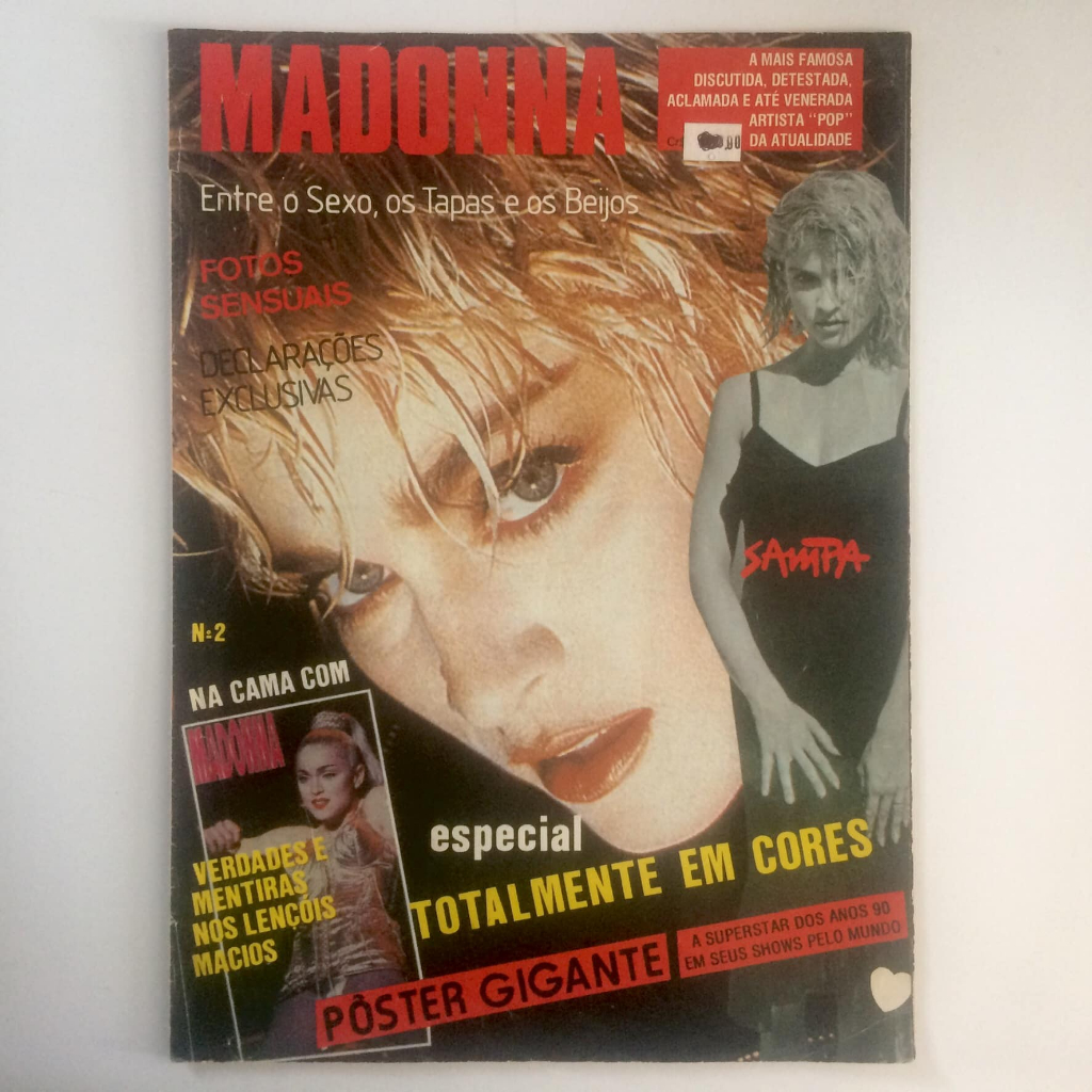 MADONNA REVISTA POSTER COLECIONADOR | Shopee Brasil