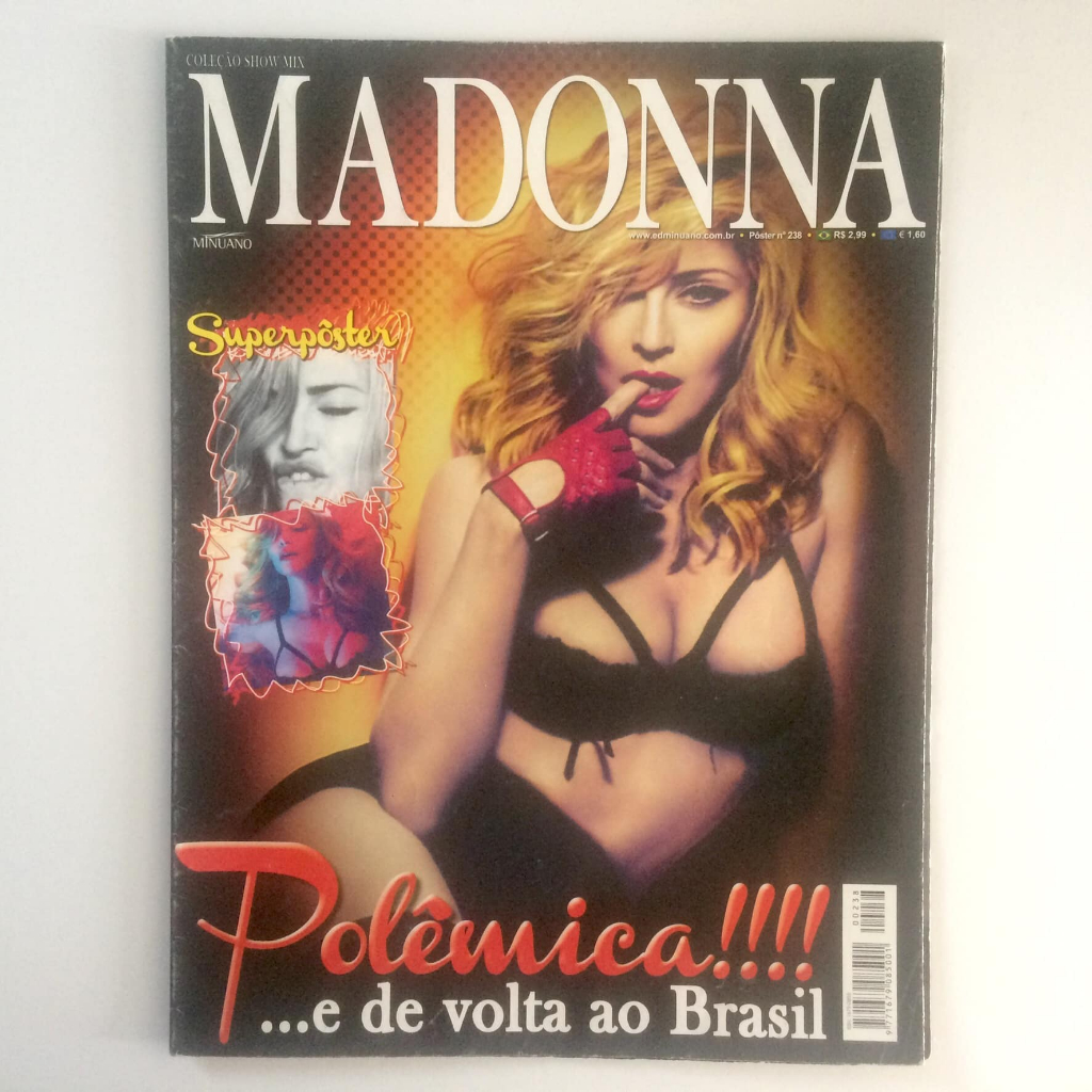MADONNA REVISTA POSTER COLECIONADOR | Shopee Brasil