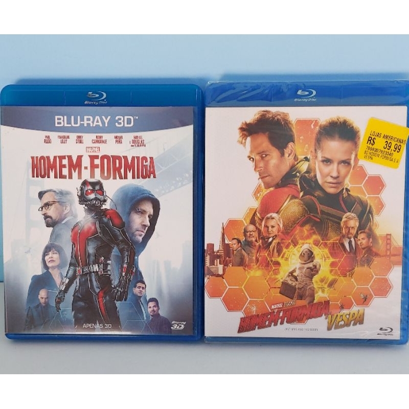 Blu-ray Filme Homem Formiga 1 e 2 Dub e Leg original | Shopee Brasil
