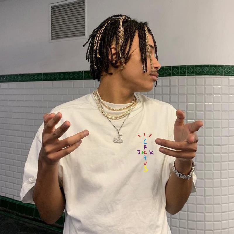 Camiseta Oversized Camisa Travis Scott Cactus Jack Rapper Americano ...