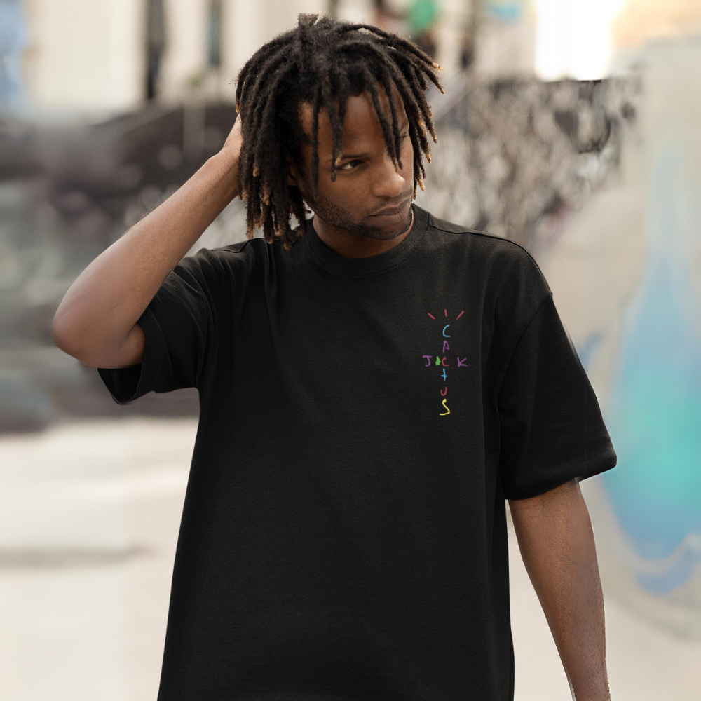 Camiseta Oversized Camisa Travis Scott Cactus Jack Rapper Americano ...