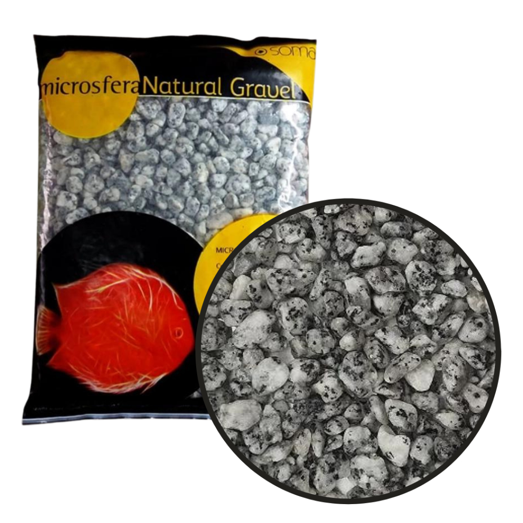 Substrato Soma Microesfera Natural Gravel Dalmata - 1kg | Shopee Brasil