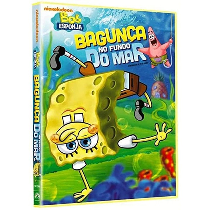 Coleção em DVD Bob Esponja | Calça Quadrada | Kit ou Unitário | Seriado ...