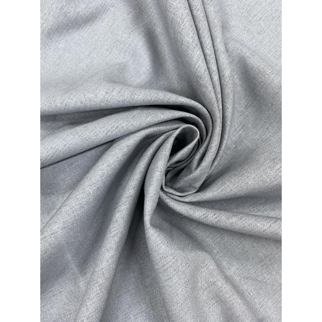 Tecido Linho Liso Misto Cinza 1,40mt de largura | Shopee Brasil