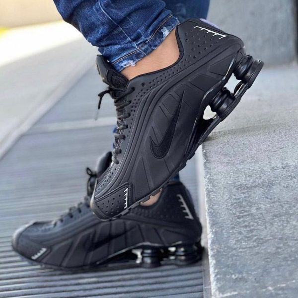 Shox R4 4 Mola All Black | Shopee Brasil