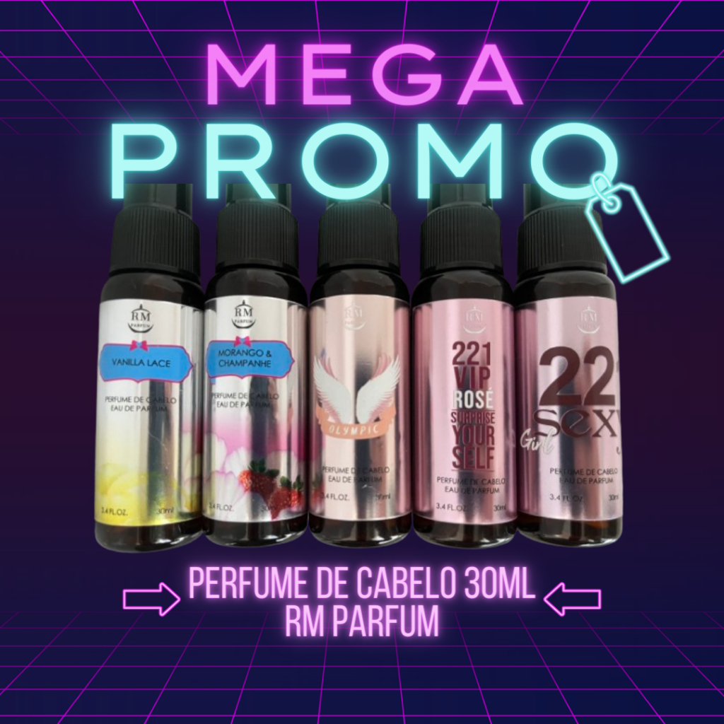 Perfume de Cabelo 30ml - RM Parfum | Shopee Brasil