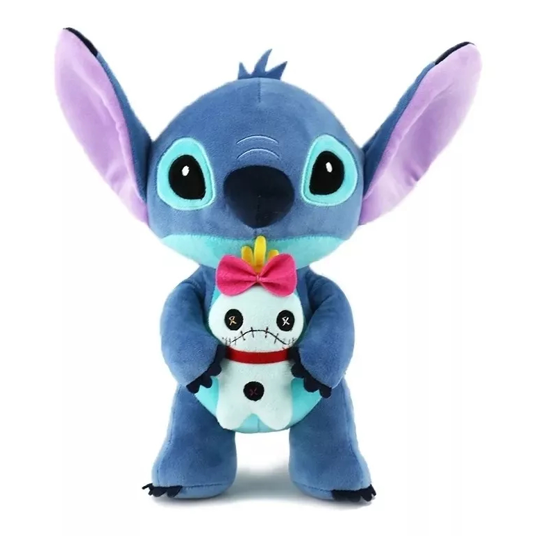 Ursinho Pelúcia Lilo Stitch com Xepa Disney Scrump Urso Alienígena Luxo ...