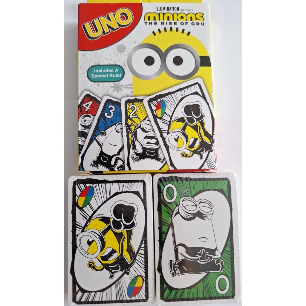 Jogo UNO Minions diversão garantida para seus fihos!!! | Shopee Brasil