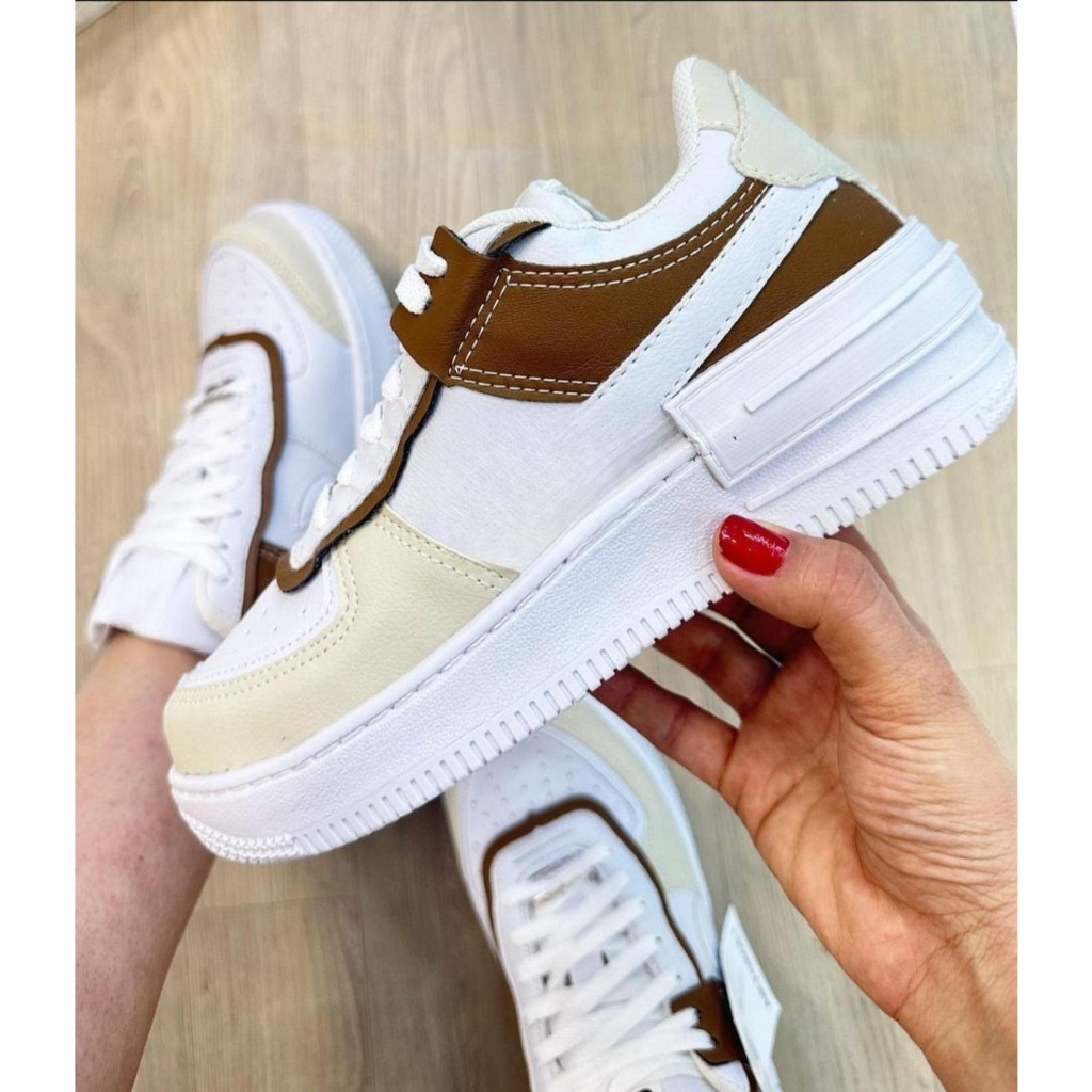 Tenis Fem Air Shadow NK Novas cores Conforto e estilo dia a dia ...