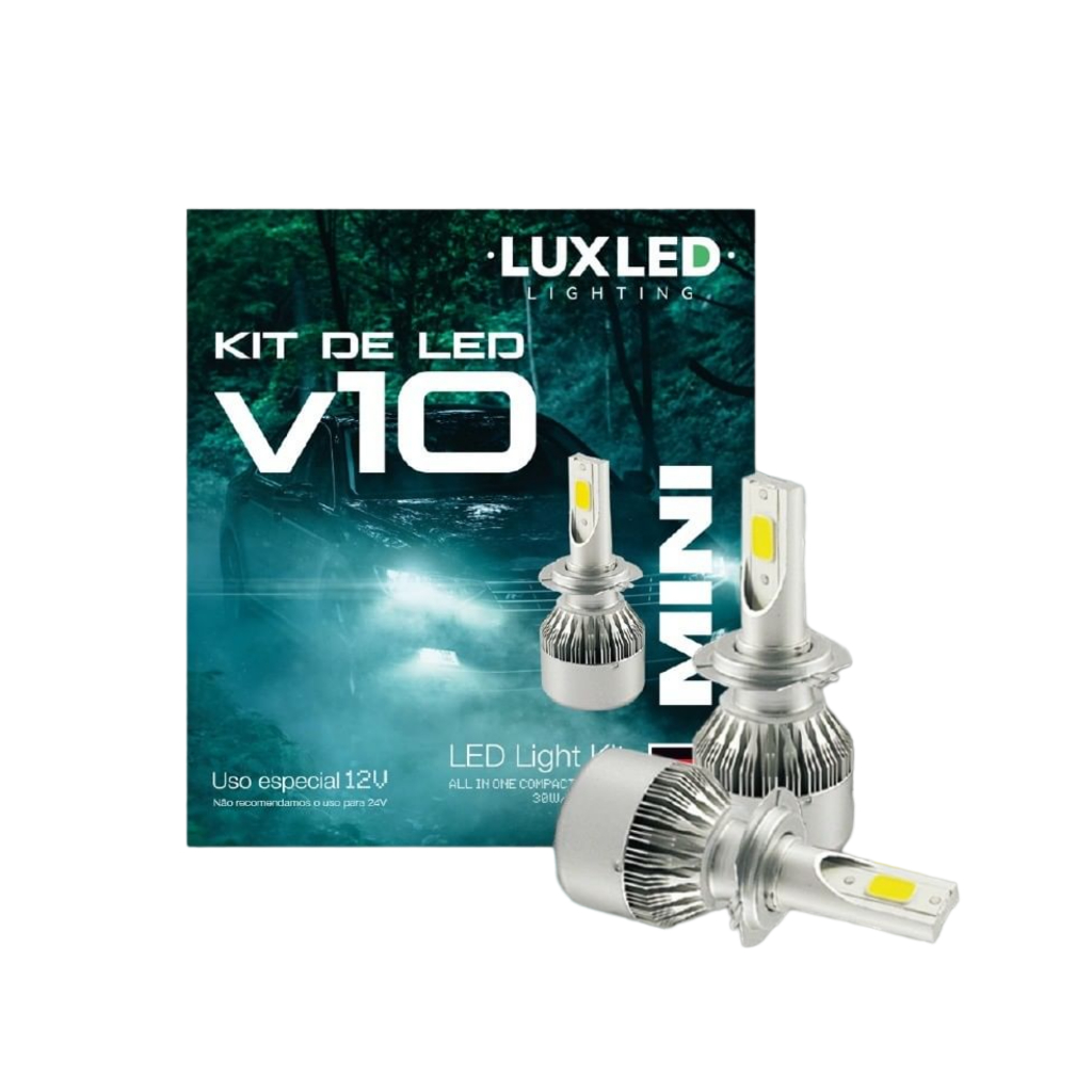 Lampada Super Led Light Mini V10 20000 Lumens H1 H3 h4 H7 H11 H13 H16 ...