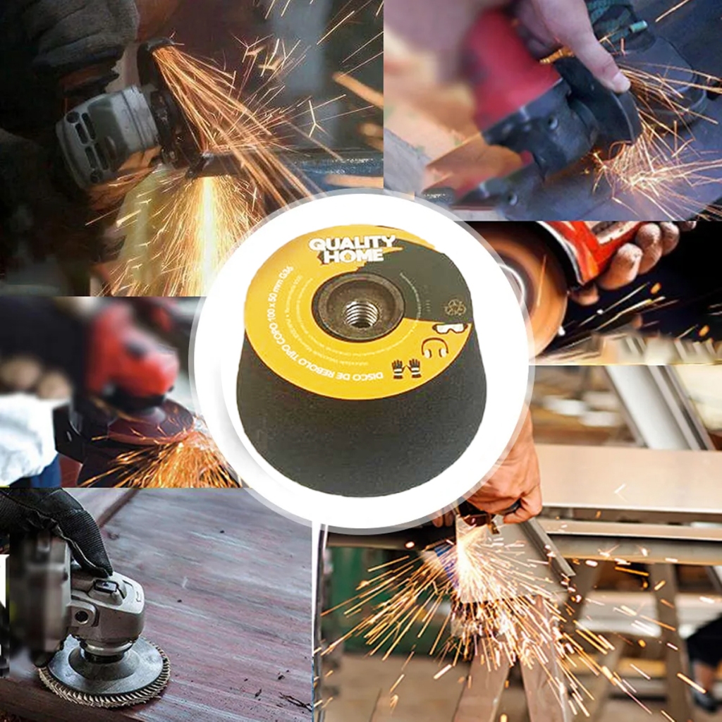 Rebolo Porcelanato Diamantado Cônico Desbaste Corte 45 Graus Acabamento ...