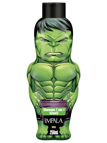 Shampoo Infantil 2 em 1 Impala marvel Hulk 250ml | Shopee Brasil