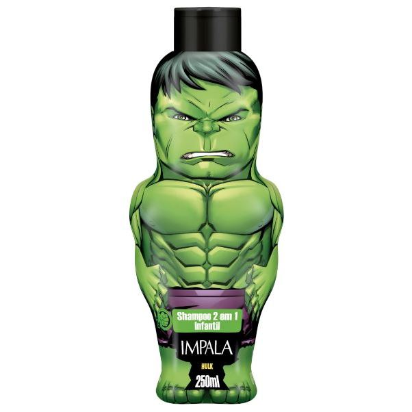 Shampoo Infantil 2 em 1 Impala marvel Hulk 250ml | Shopee Brasil