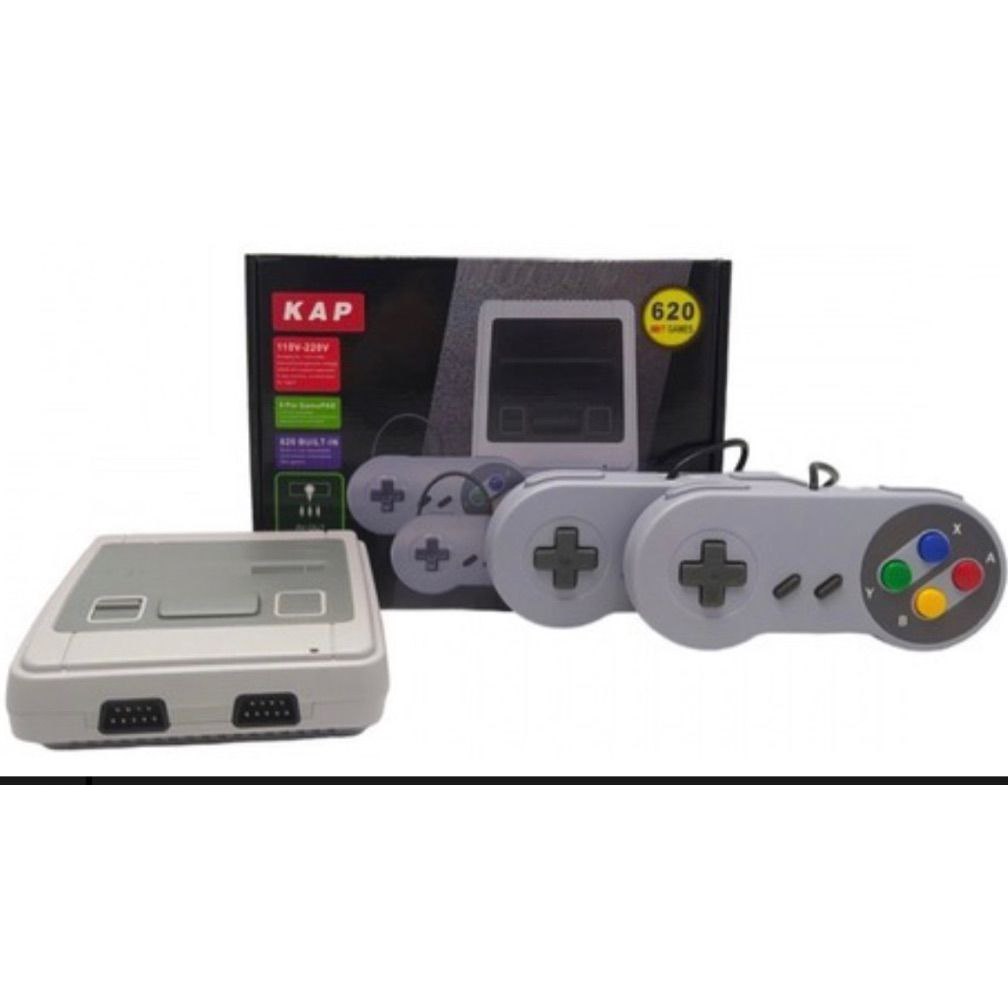 Console Video Game 620 Jogos Clássicos Retrô Super Mini Nintendo Com 2 ...