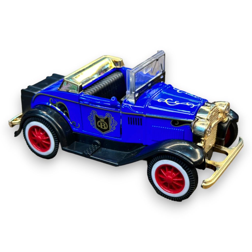 Carrinho Miniatura Calhambeque Antigo Abre as Portas Fricção Coleção ...