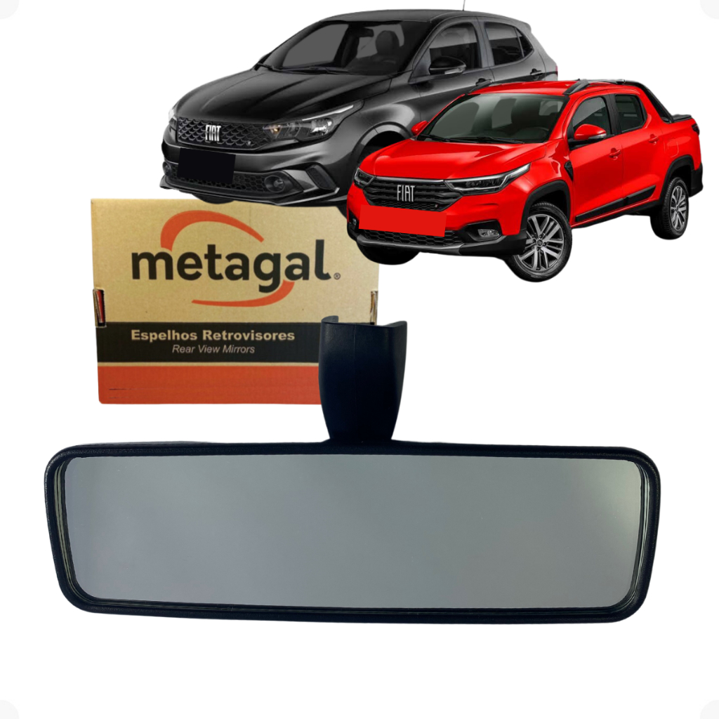 Retrovisor interno Fiat Argo Nova Strada 2020 2021 2022 2023 | Shopee Brasil