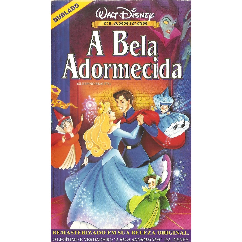 VHS Original: A Bela Adormecida (Walt Disney, Malévola, Pyotr Ilyich ...
