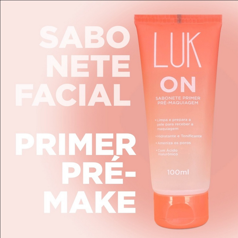 SABONETE LIQUIDO FACIAL ON LUK MAKEUP | Shopee Brasil
