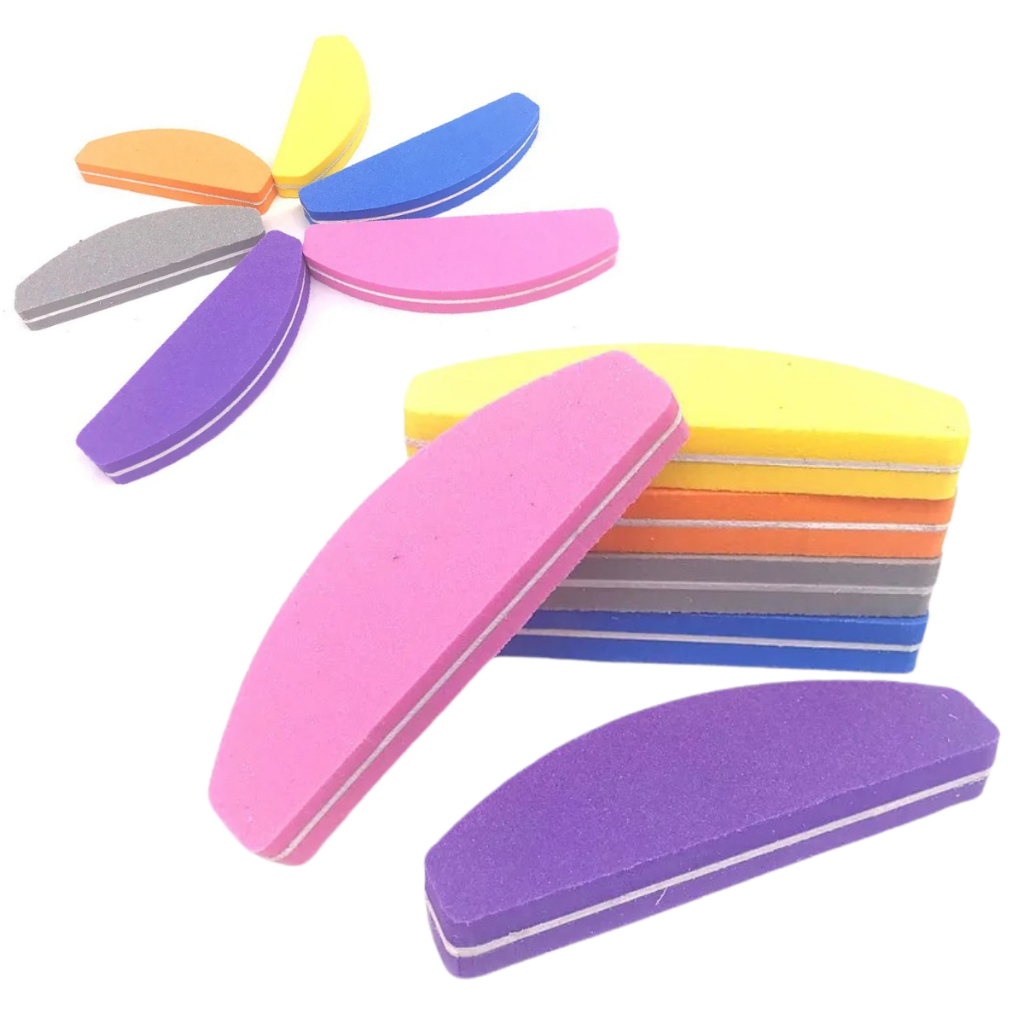 Mini Lixa Polidora Bumerangue 100/180 Profissional Nails | Shopee Brasil