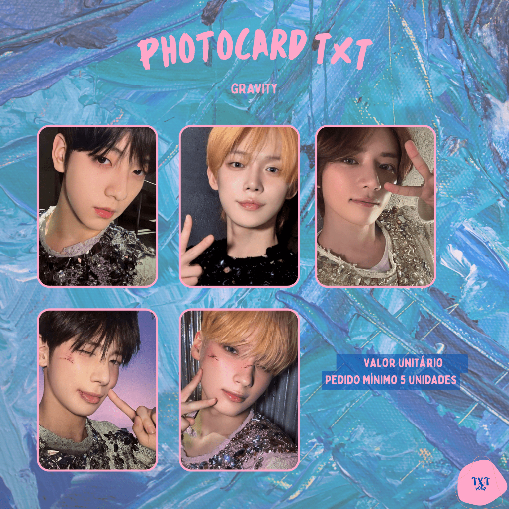 PHOTOCARD TXT (TOMORROW X TOGETHER) FREEFALL - GRAVITY | kpop card ...