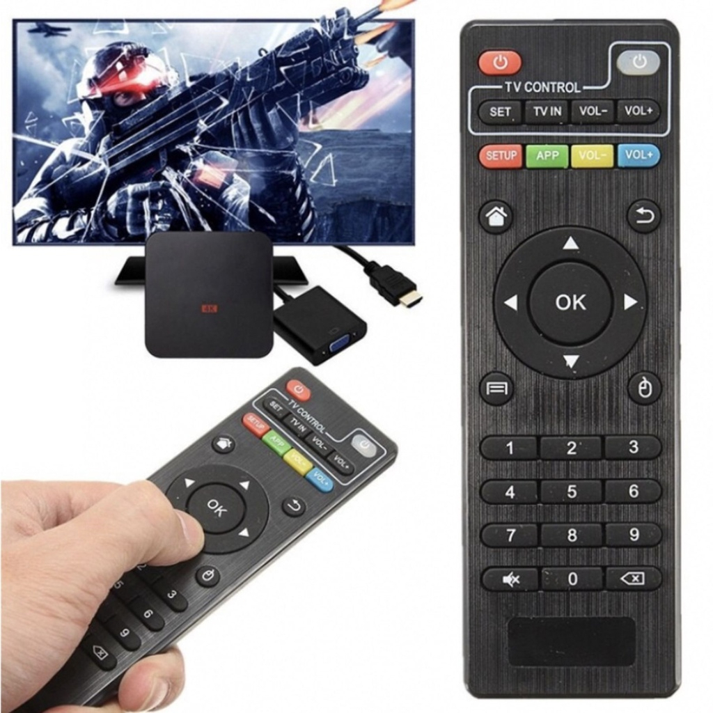 Controle Remoto Tv Box Universal 4k Mx9 Tx3 Tx2 Tx9 Mxq Pro 4k | Shopee ...