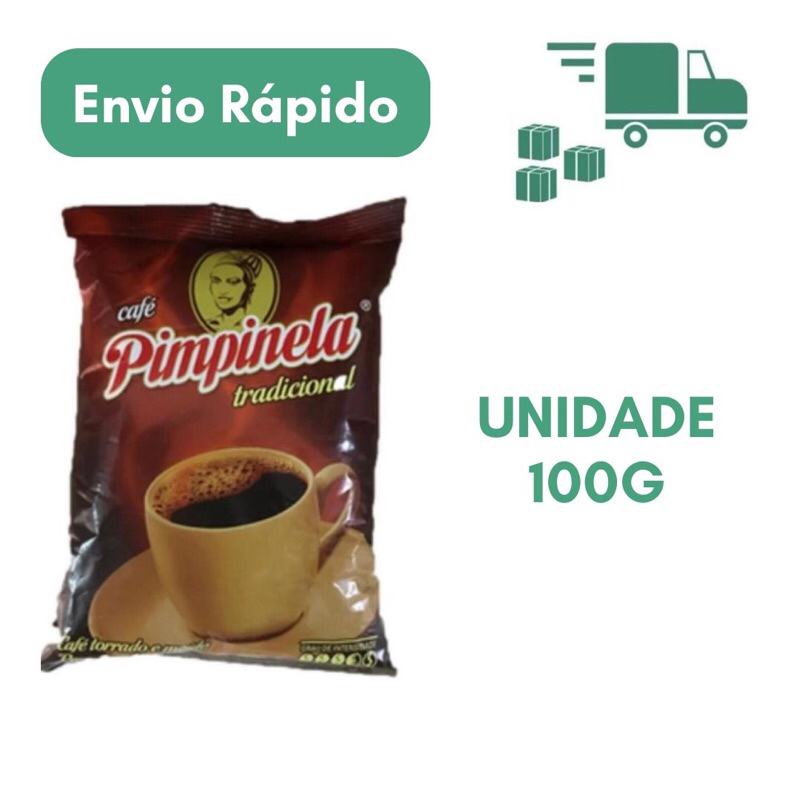 Café Pimpinela Tradicional 100g - cafe torrado e moído | Shopee Brasil