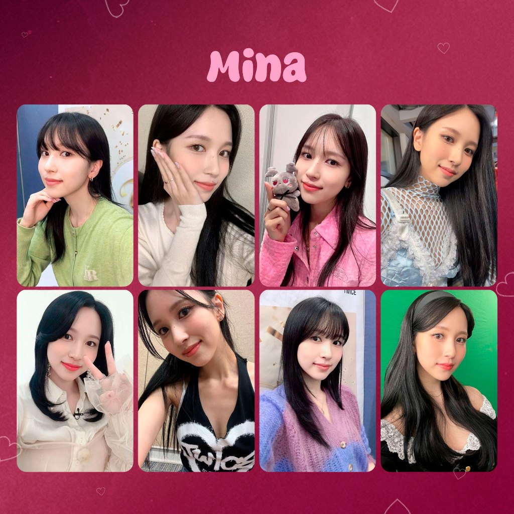 Mina Photocard | TWICE | Shopee Brasil