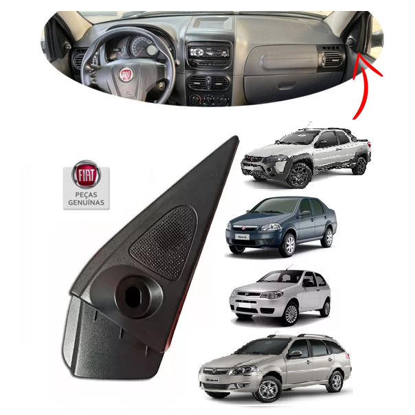 Acabamento Interno Retrovisor Palio Siena Strada Adv Original Fiat | Shopee Brasil