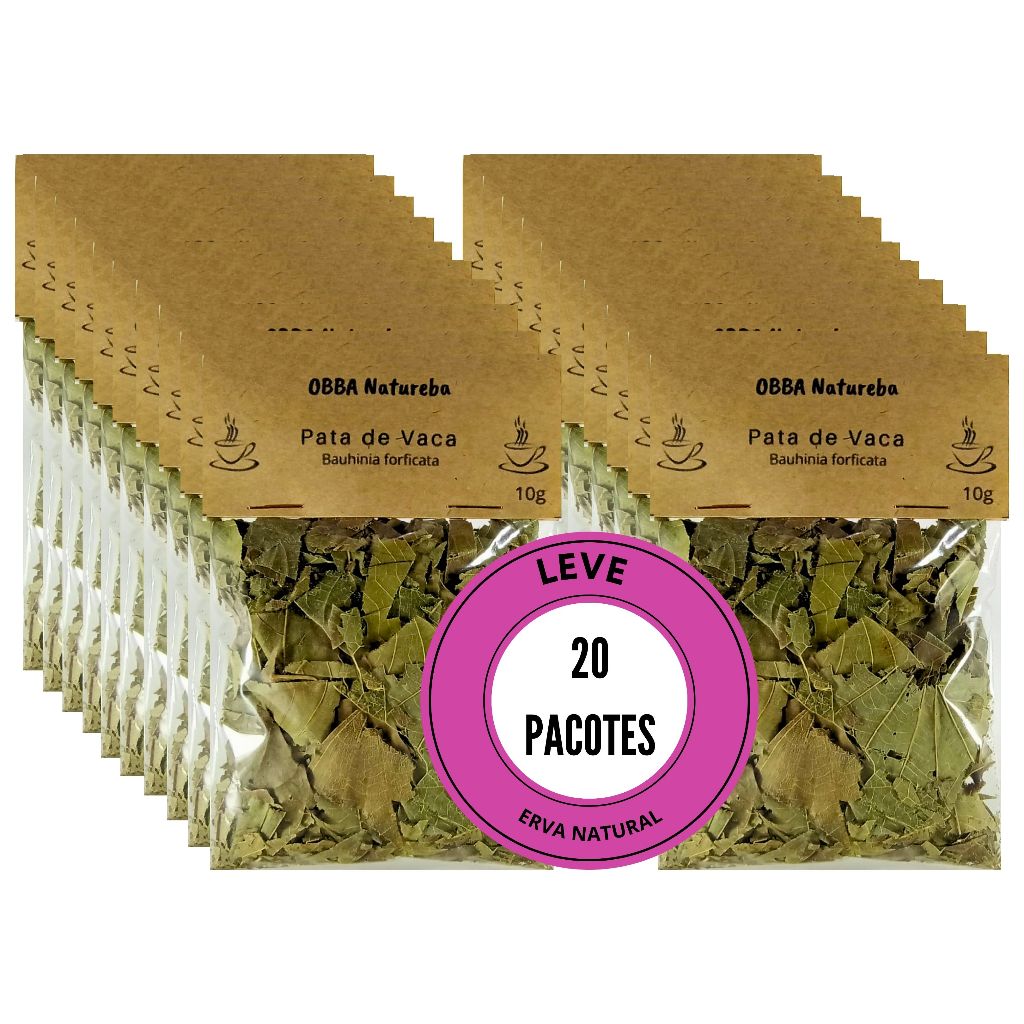 20 Pacotes Chá de Pata de Vaca | Alta Qualidade | 100% Natural para Cha ...