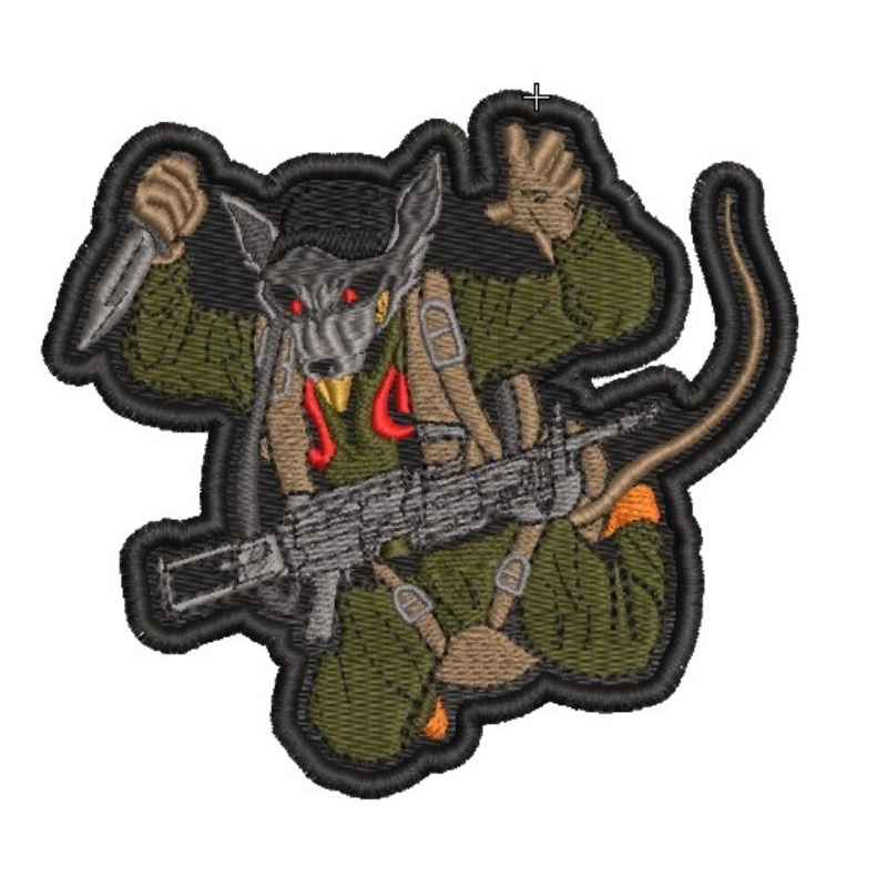 Patch Ratón Paraquedista gorro preto | Shopee Brasil