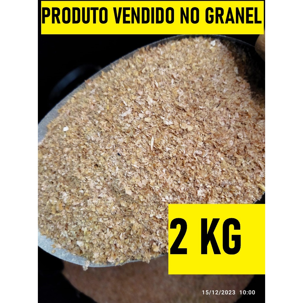 ATÉ 6KG Farelo de Trigo para Pesca, Alimentação Animal, Criar Bichinhos ...