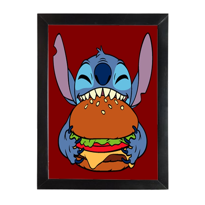 Stitch Lanches Decoração Cozinha Parede Restaurante Lilo e Stitch ...
