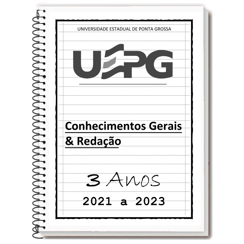 UEPG - CONHECIMENTOS GERAIS 2023/2024 - Apostila de Provas + Gabarito ...
