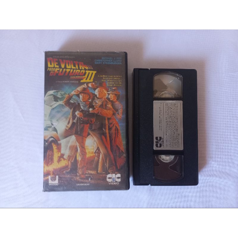 VHS De Volta para o Futuro 3 - Original | Shopee Brasil