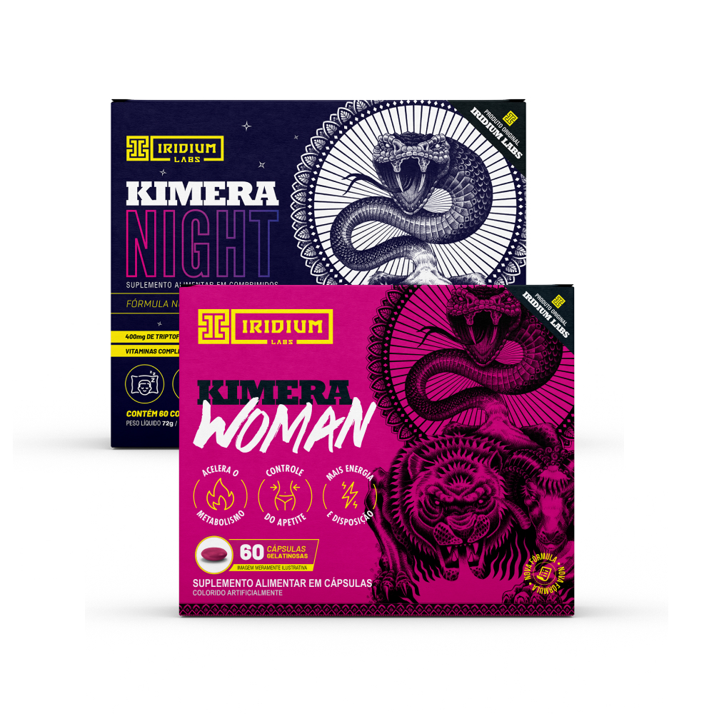 Kit Kimera Woman e Kimera Night - Termogênico Dia e Noite | Shopee Brasil