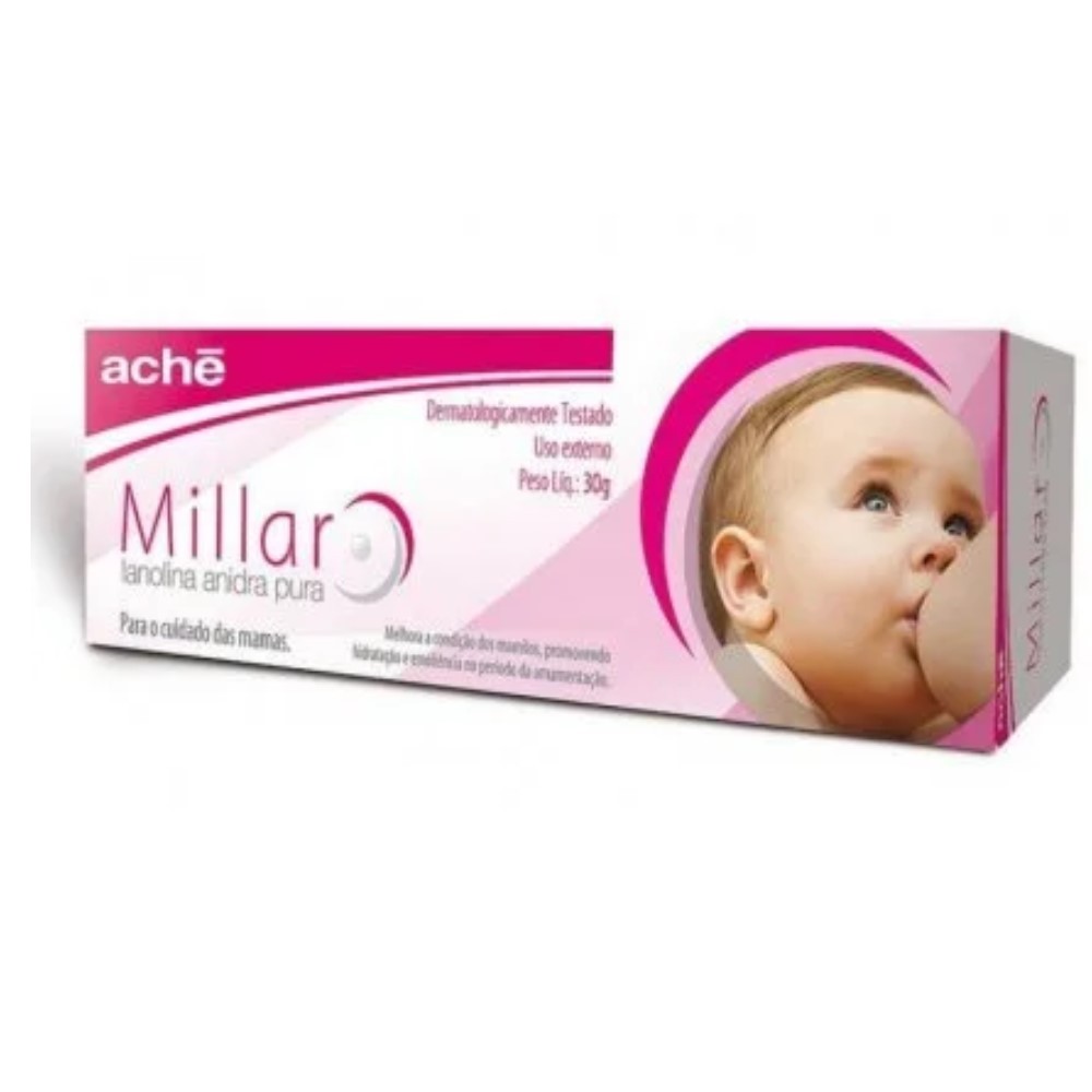 Creme Hidratante Para Seios Millar Lanolina Anidra Pura | Shopee Brasil