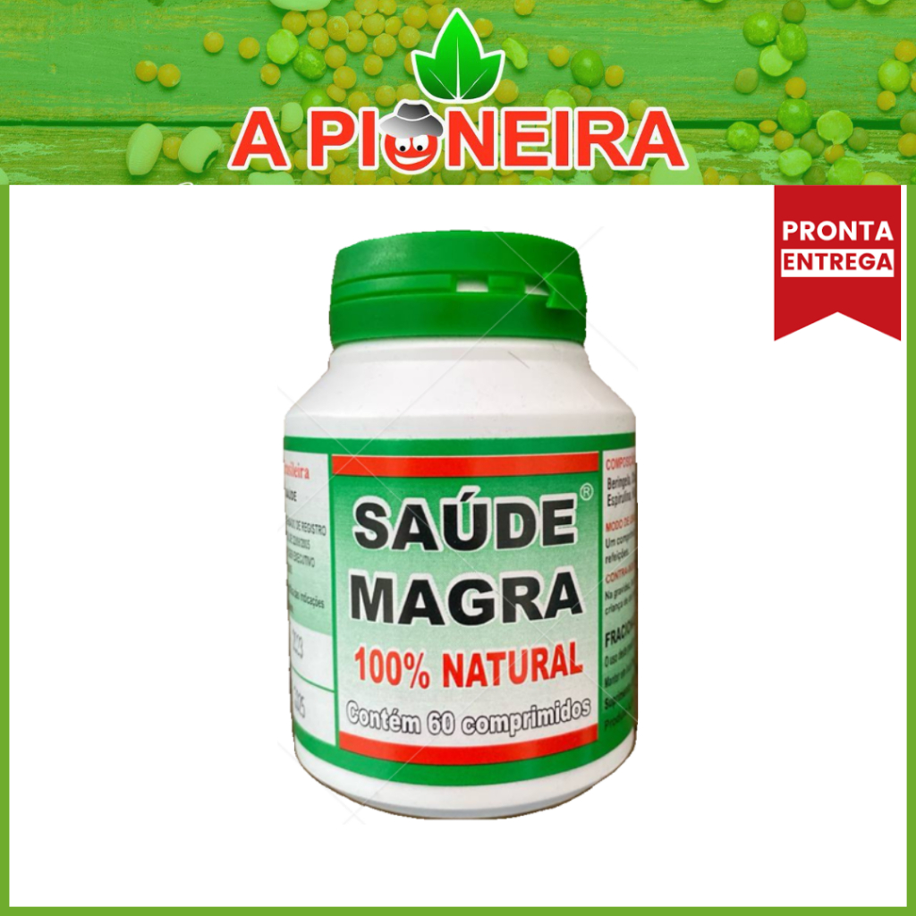 SAUDE MAGRA 60 CAPS 500 MG | Shopee Brasil