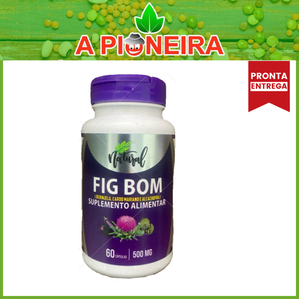 FIG BOM 60 CAPSULAS 500 MG - (FIGADO) | Shopee Brasil