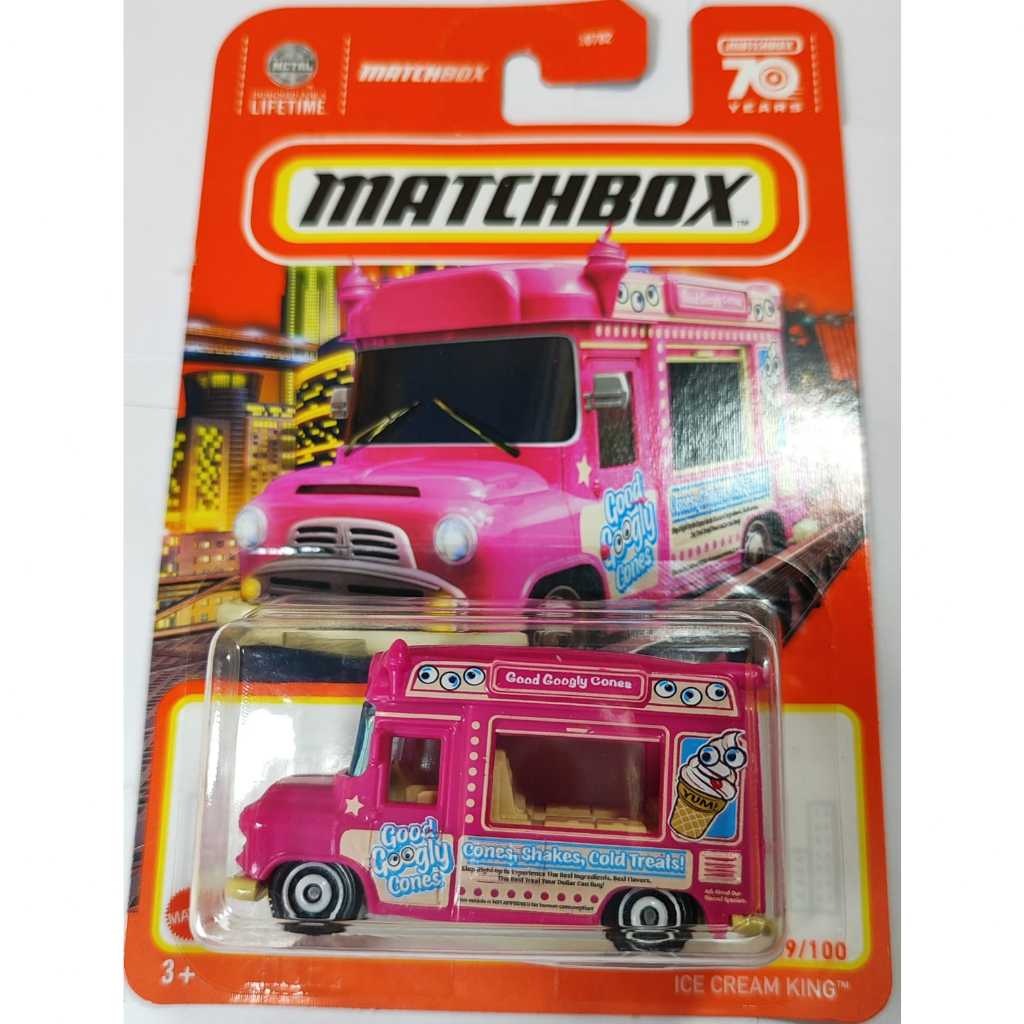 MATCHBOX - ICE CREAM KING ROSA - MATCHBOX MATTEL | Shopee Brasil