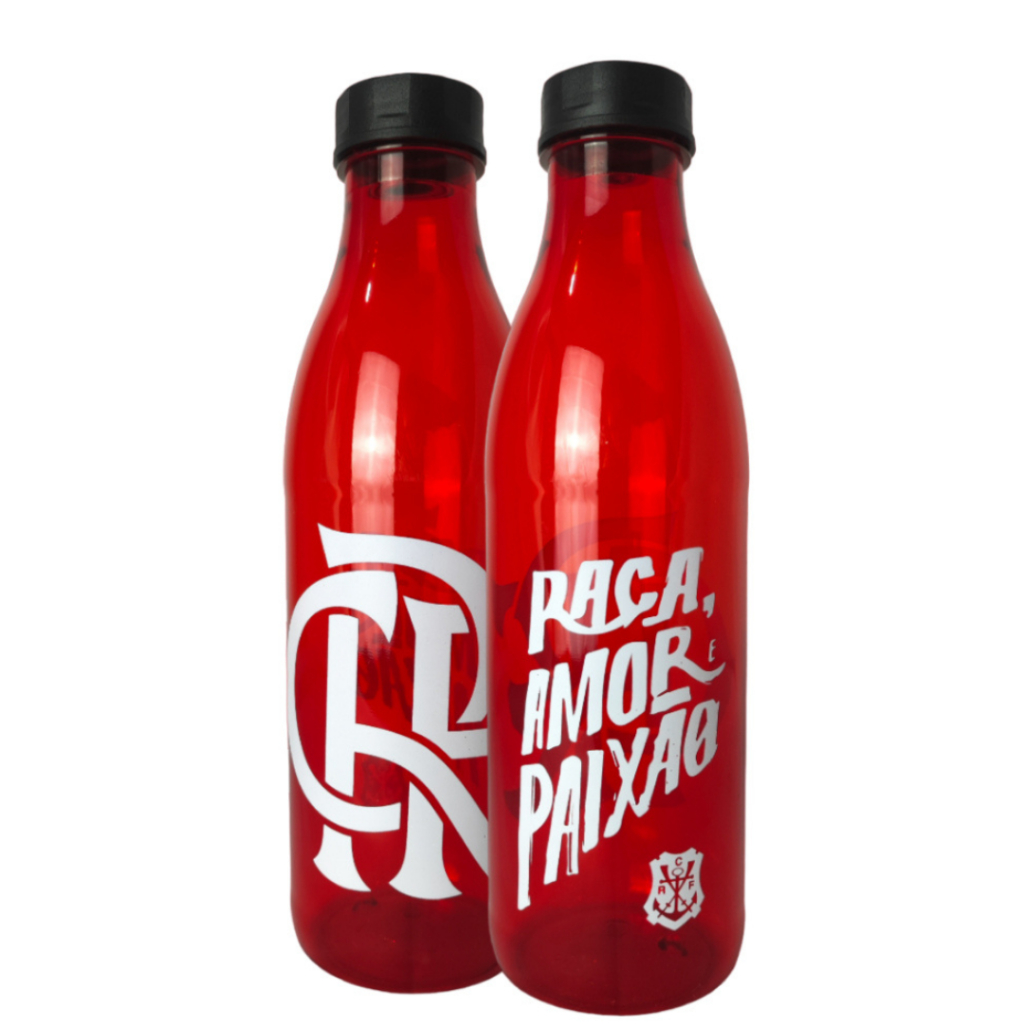 Garrafa de água de agua Flamengo Maior do Brasil Exclusiva Presente ...