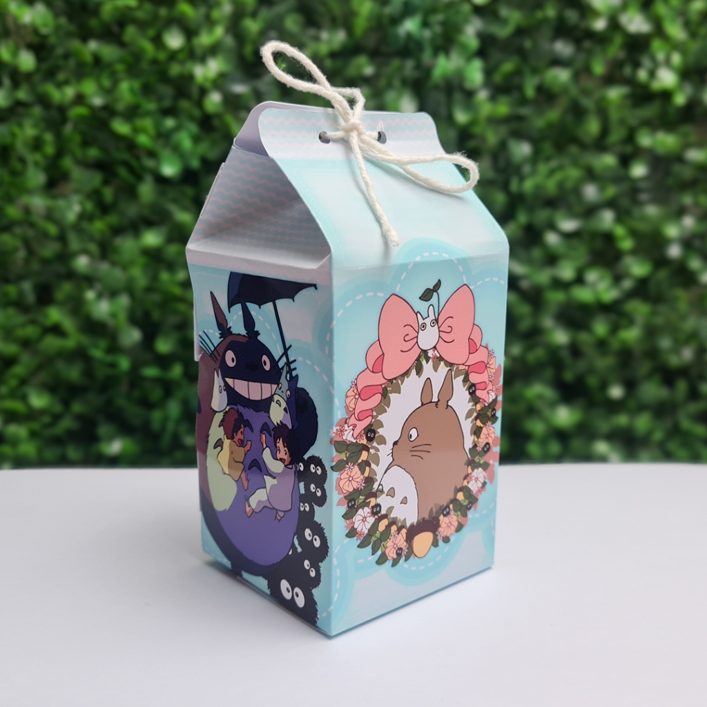 10 Unidades De Caixa Milk Meu Amigo Totoro Studio Ghibli | Shopee Brasil