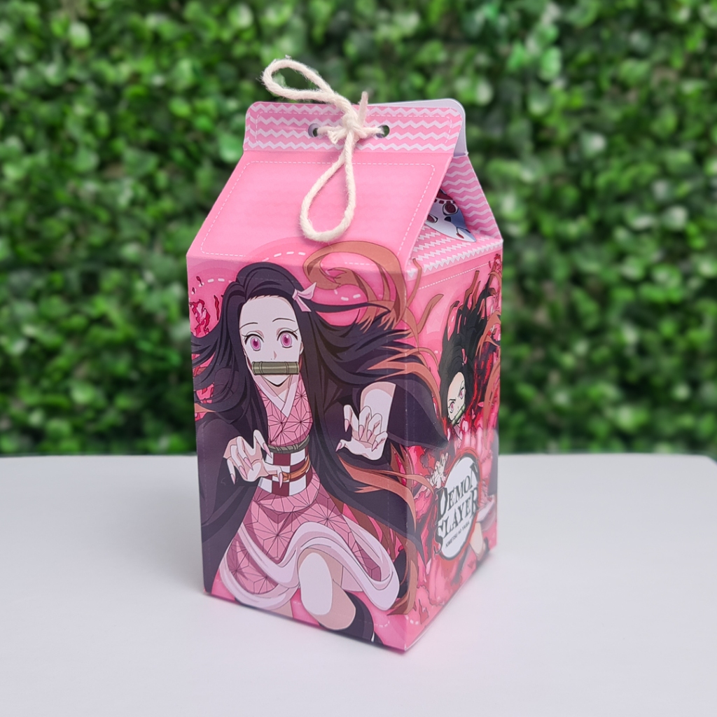 Caixa Milk Anime Demon Slayer Nezuko 10 Unidades | Shopee Brasil