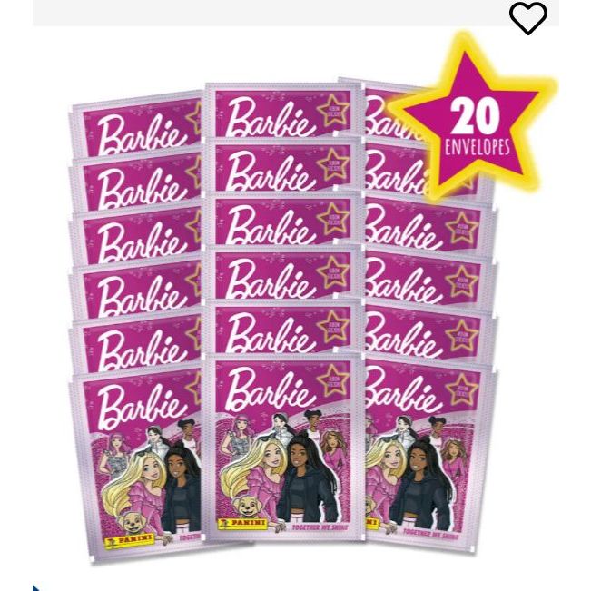 Barbie - 100 figurinhas em 20 envelopes | Shopee Brasil