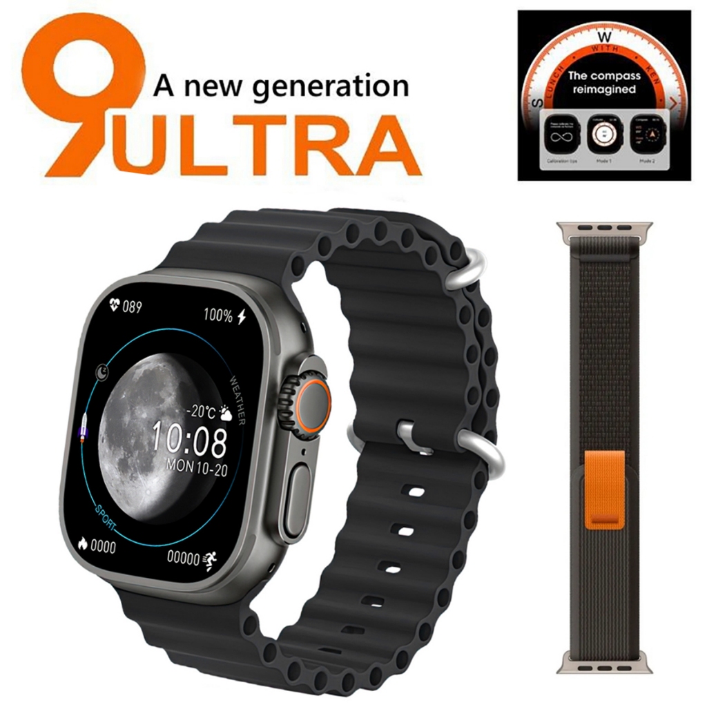Relógio Ultra 9 2024 Novo Inteligente watch 9 Ultra T800 T10 U9 T900 ...
