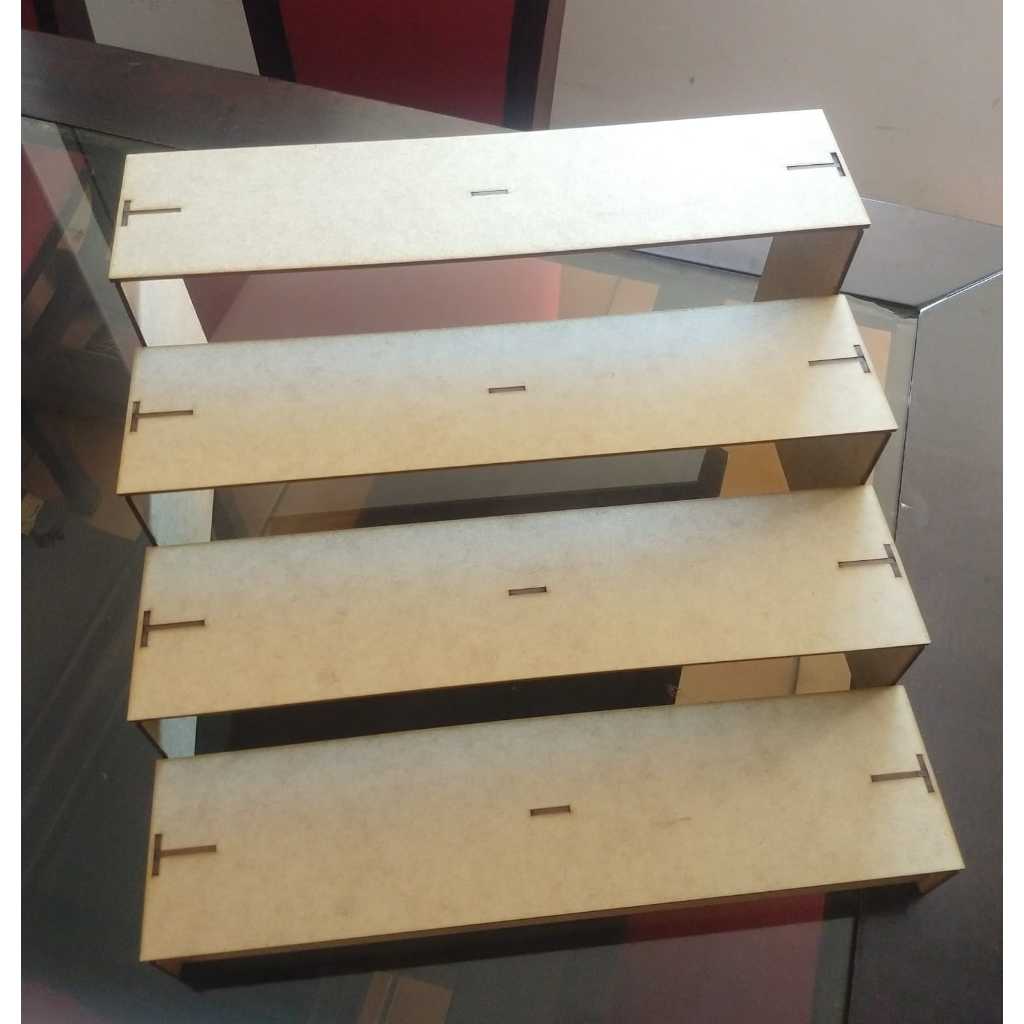 ESCADA PARA DECORAÇÃO DE FESTAS, DOCES, EXPOSITOR EM MDF 40X40X20 COM ...