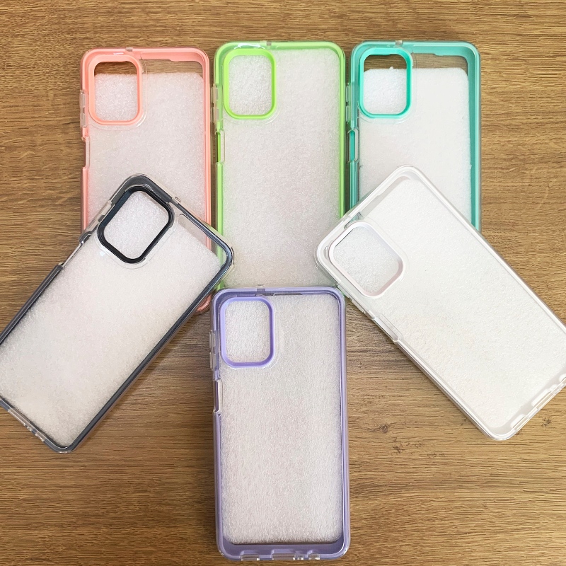 Capa Transparente 3 em 1 Galaxy A04/A04E/A04S/A12/A13 4g Capinha Protetor 360 Silicone Aveludada ...