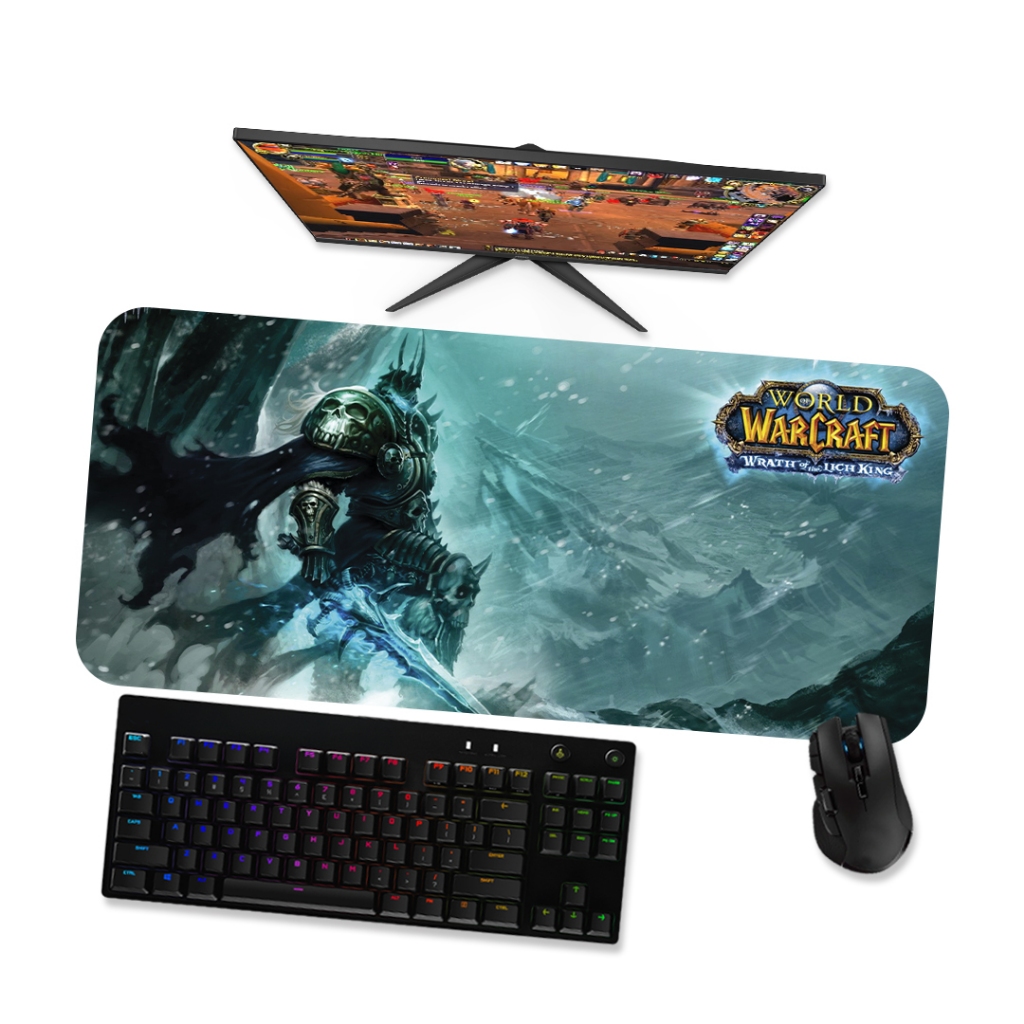 Mouse pad Wow Lich King 1 - Mousepad Gamer 90x40 80x40 60x40 70x30 ...