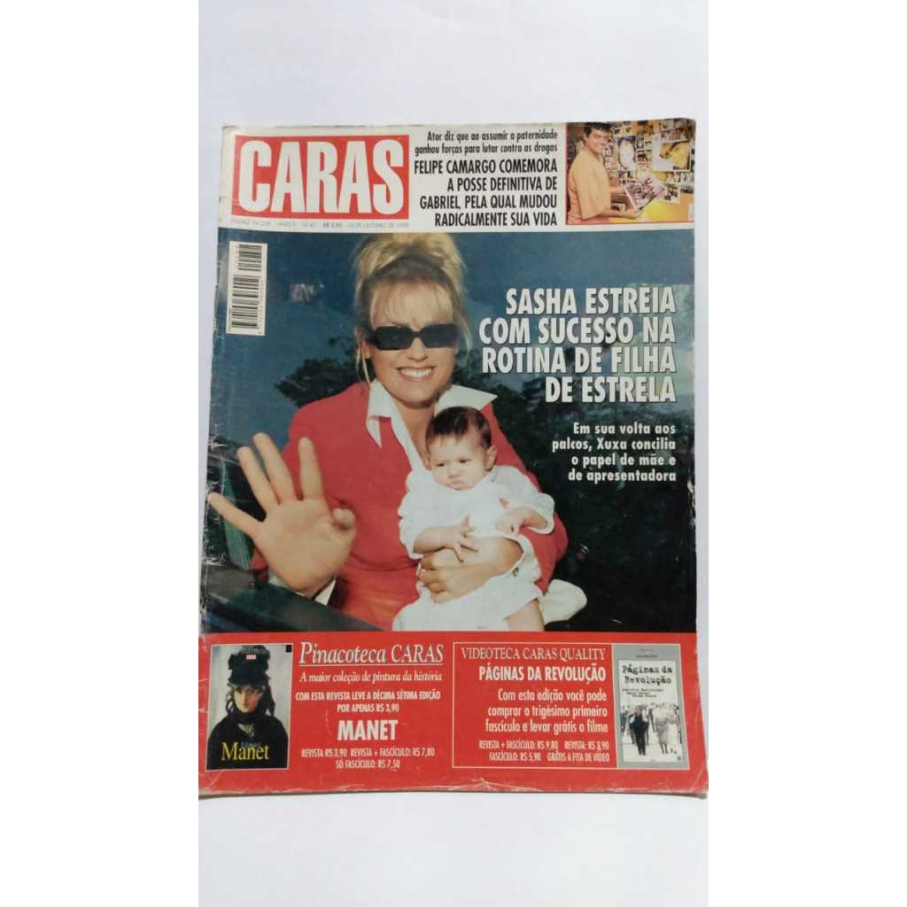 Revista CARAS capa da XUXA Xuxa Sasha estreia com sucesso na rotina de ...