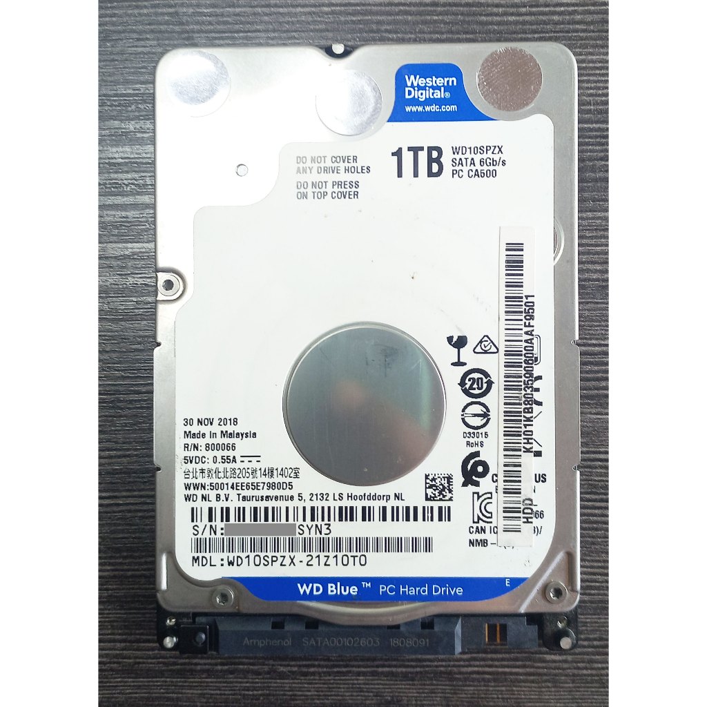 HD 1Tb Western digital - Notebook | Shopee Brasil